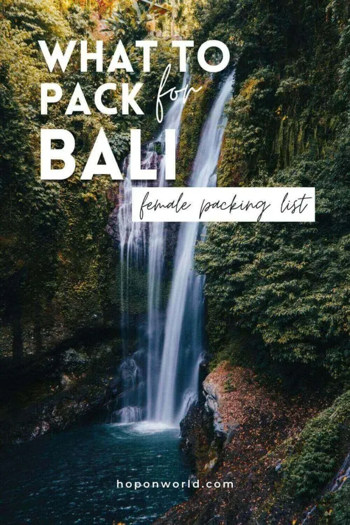 Bali Packing List for Females: 37+ Must-Pack Items for Bali